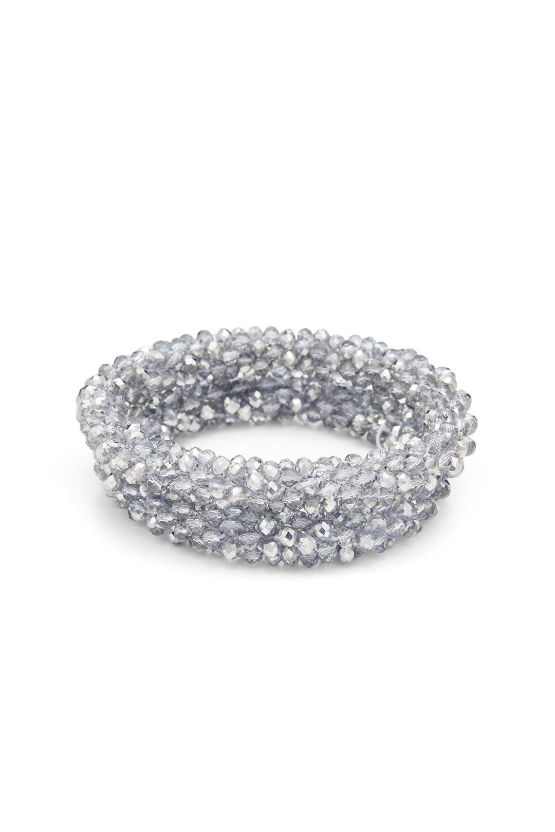 Silver Stretch Bracelets by RJ Graziano | Rent the Runway