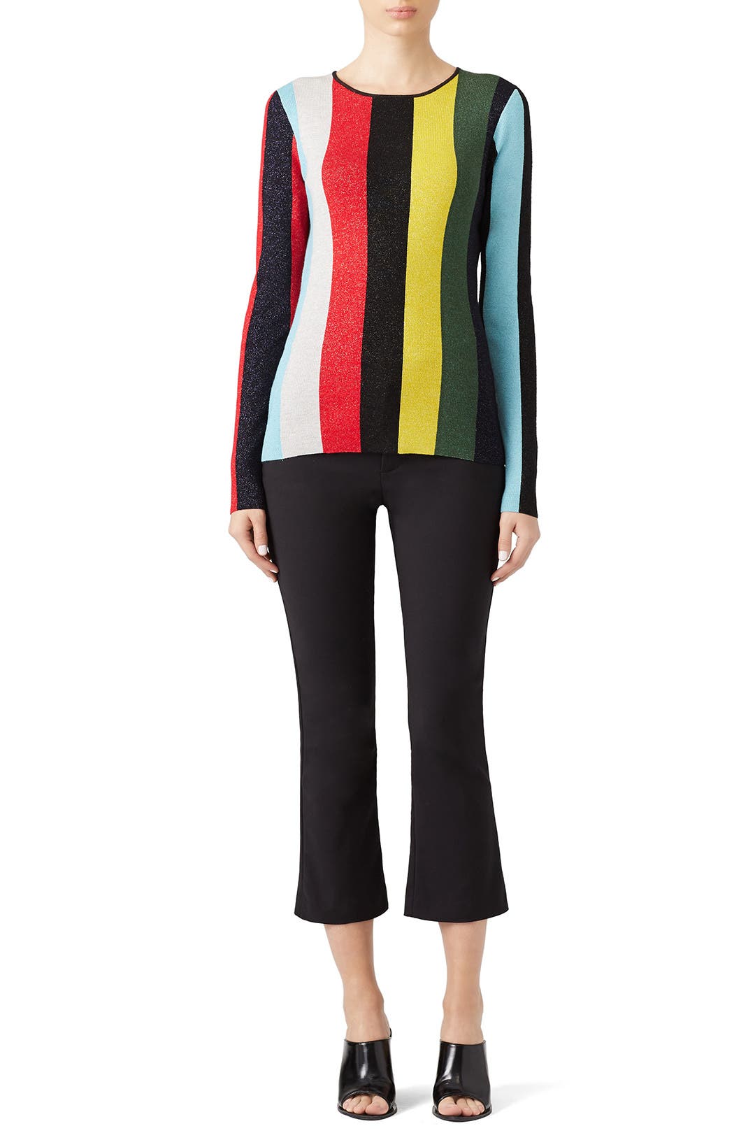 Orchid Metallic Sweater by Diane von Furstenberg | Rent the Runway