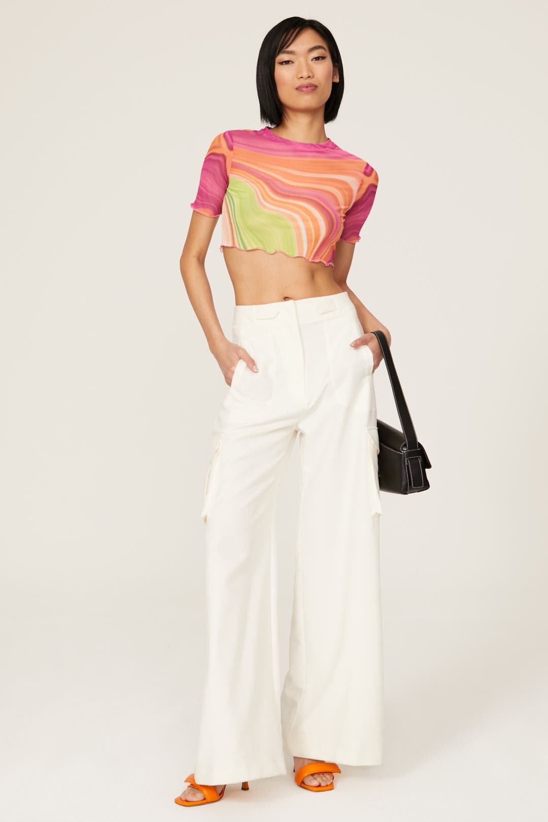 Isla Spring Wave Crop Top by AFRM | Rent the Runway