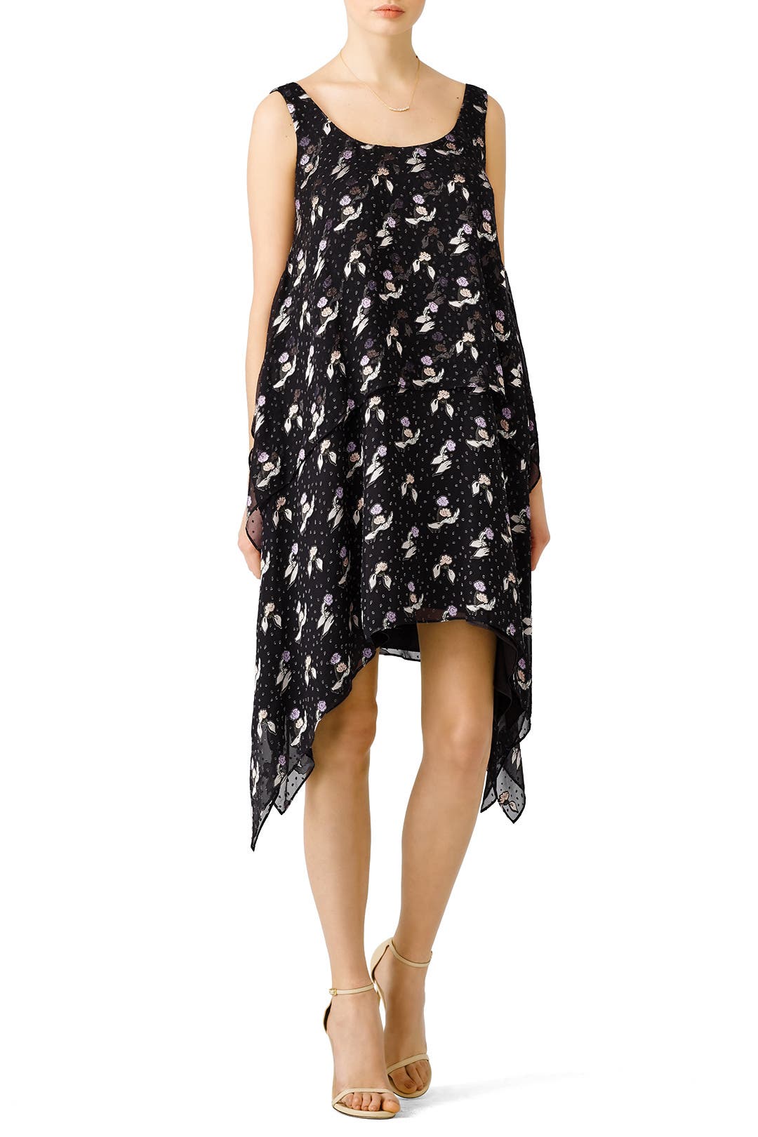 Gestures Burnout Handkerchief Dress by Opening Ceremony | Rent the Runway