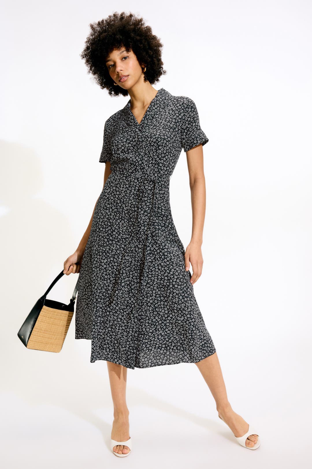 Open Neck Silk Shirt Dress by Club Monaco | Rent the Runway