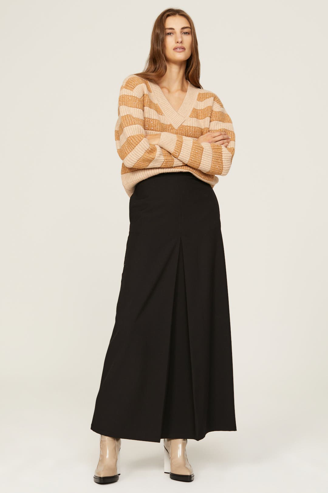 Oversized Stripe Sweater by Saunders x RTR | Rent the Runway