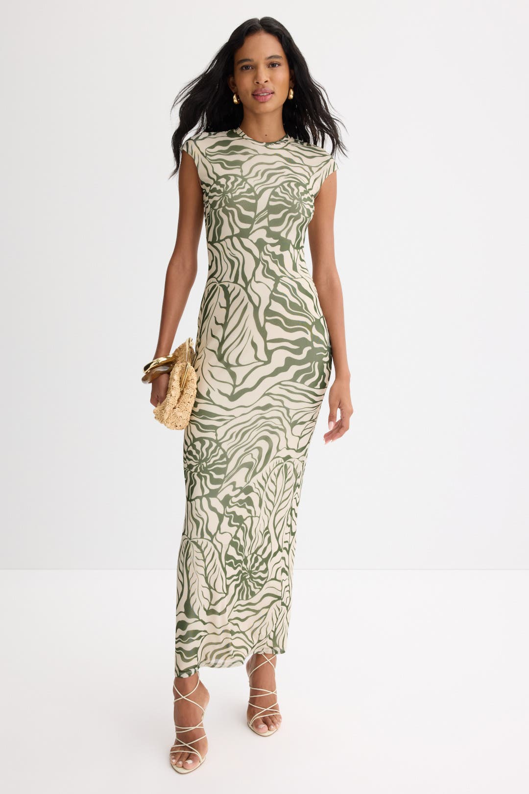 Cody Crewneck Ankle Length Dress by AFRM | Rent the Runway