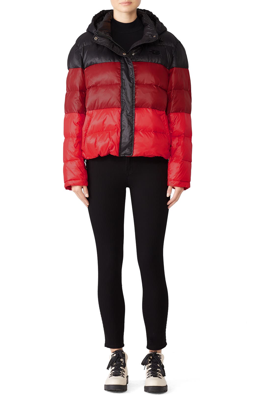Colorblock Puffer Jacket by Proenza Schouler White Label | Rent the Runway