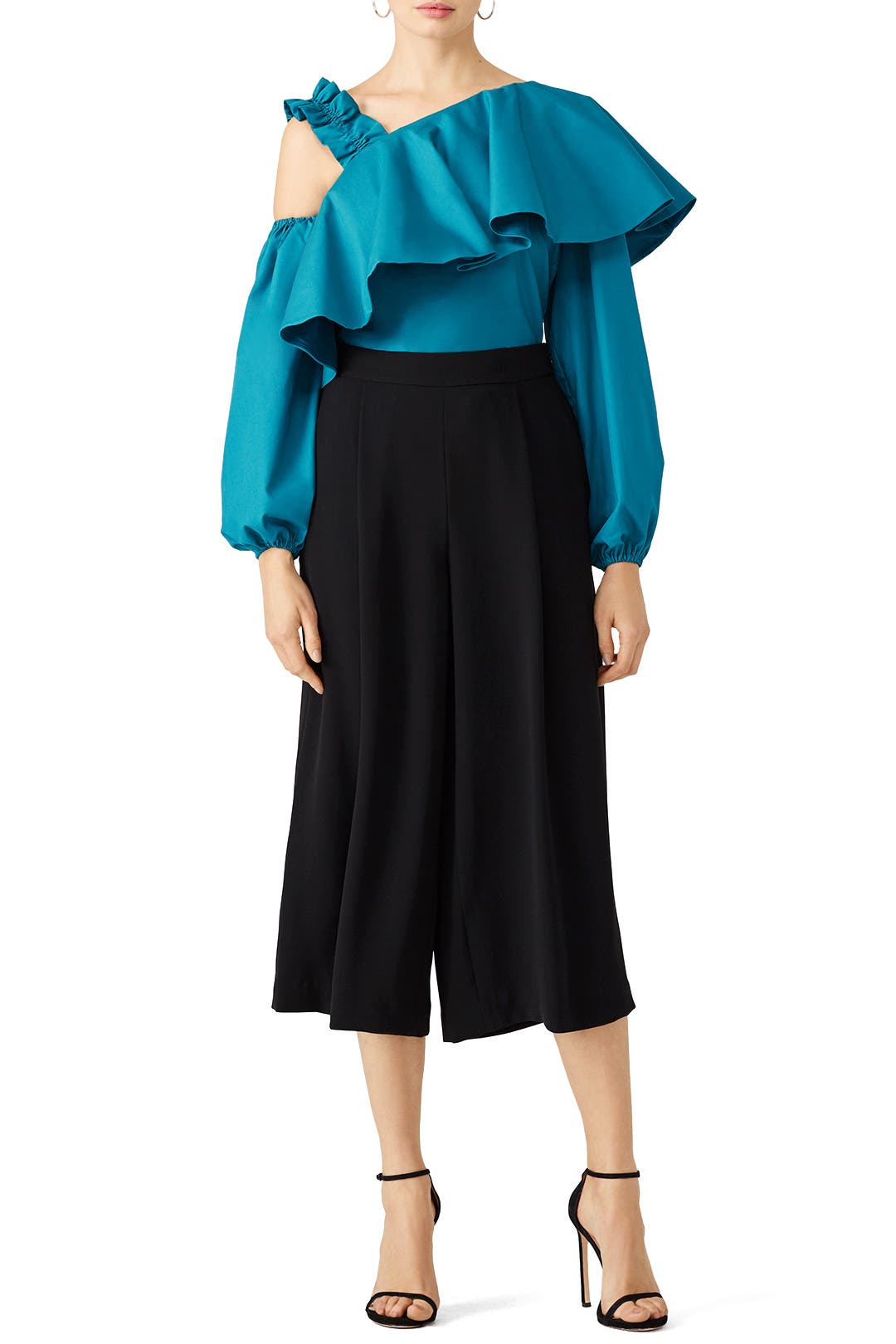 Deep Cyan Top by Viva Aviva | Rent the Runway