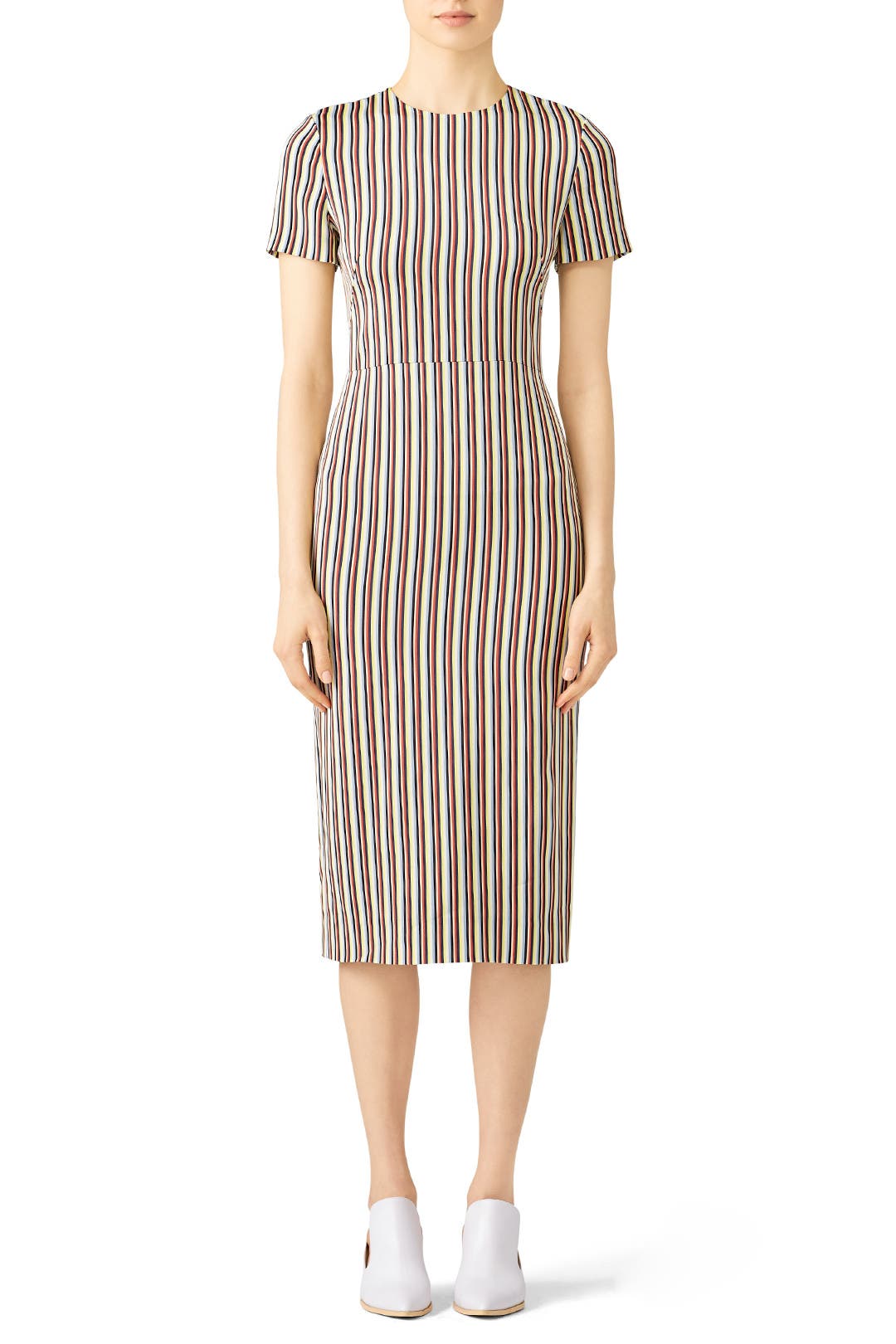 Paxon Stripe Brick Dress by Diane von Furstenberg for $82 | Rent the Runway