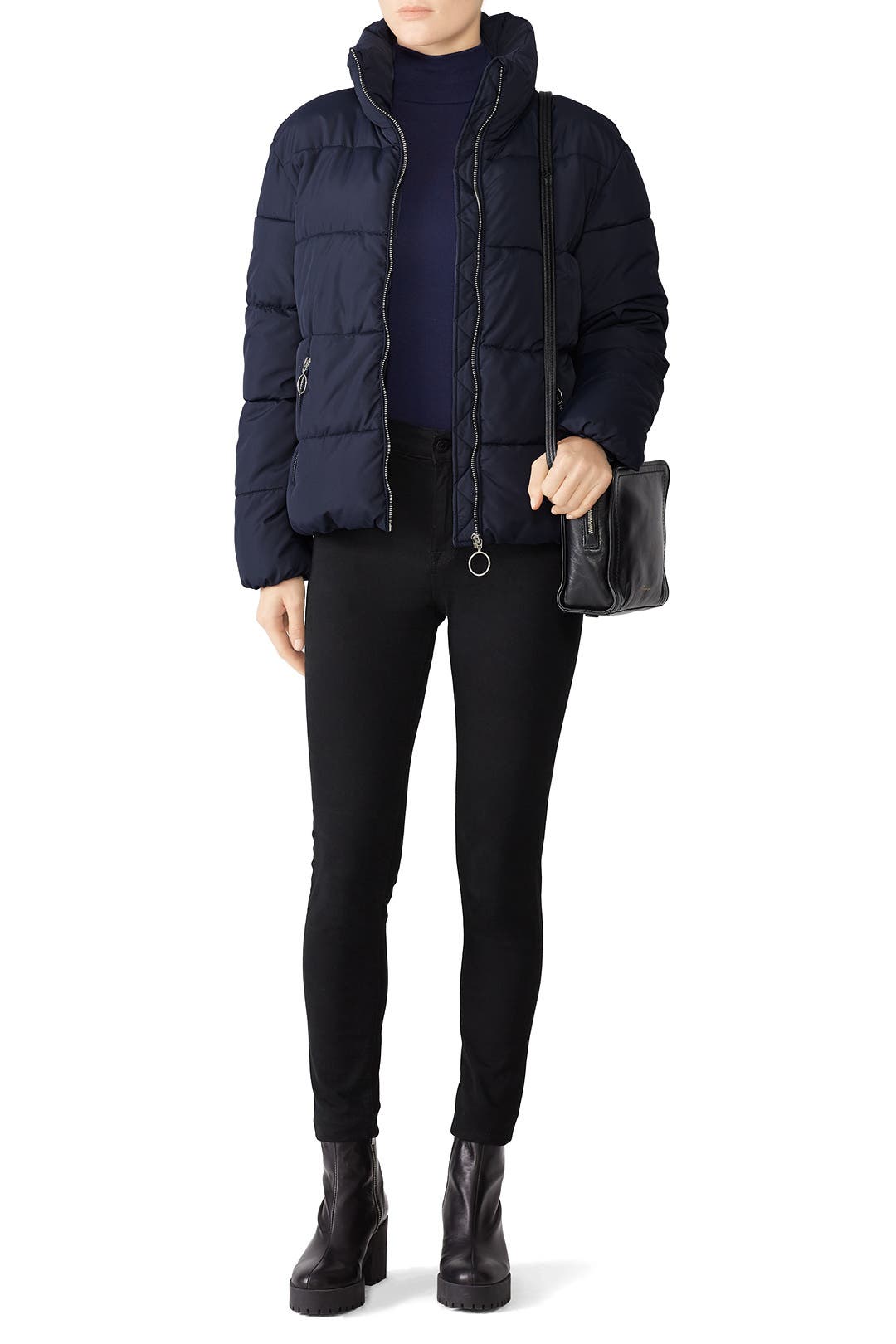 Blue Puffer Jacket by Slate & Willow | Rent the Runway