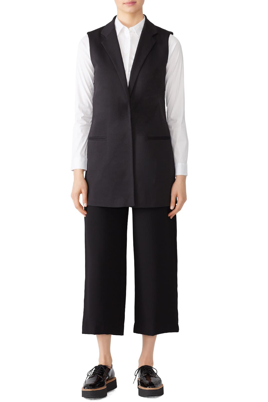 Notch Collar Vest by BLAQUE LABEL | Rent the Runway