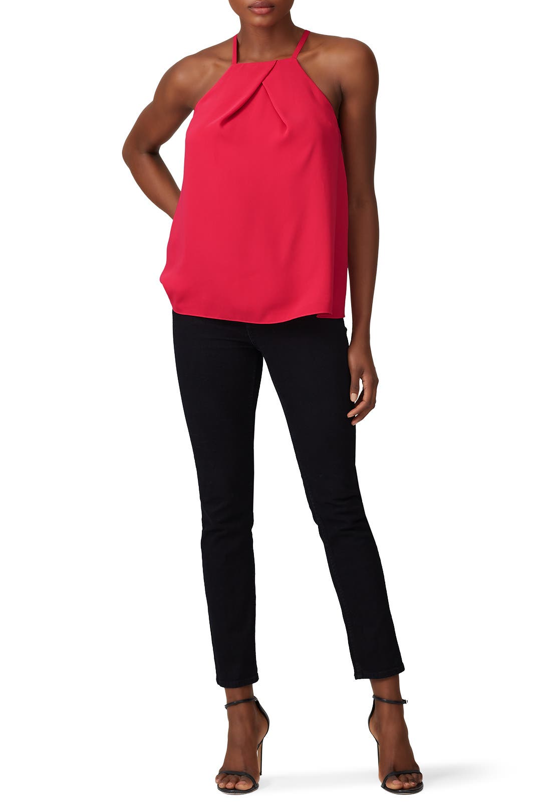 Sleeveless Cross Back Top by Great Jones | Rent the Runway