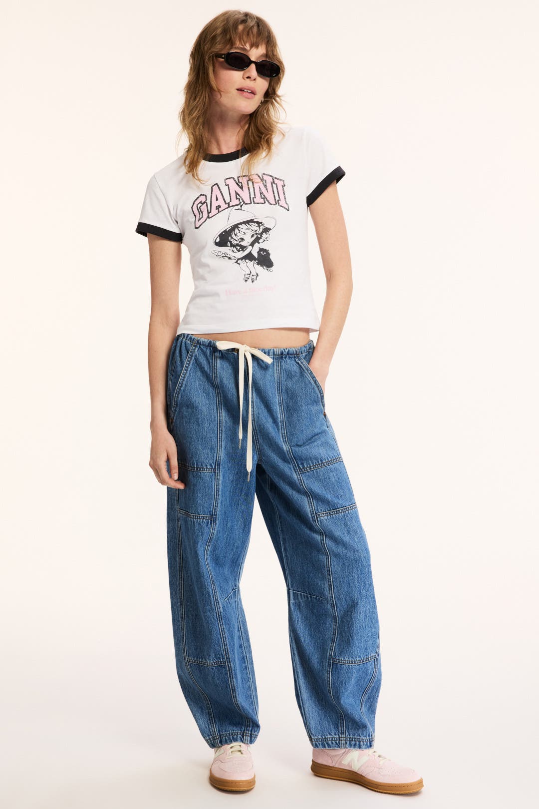 Drawstring Barrel Jeans by BLANKNYC | Rent the Runway