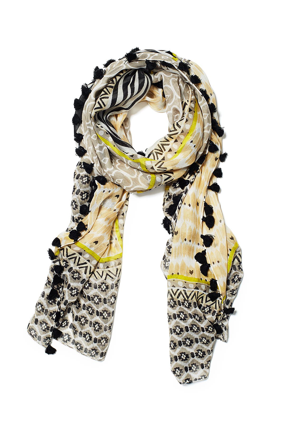 Black Festival Wrap by Echo Accessories | Rent the Runway
