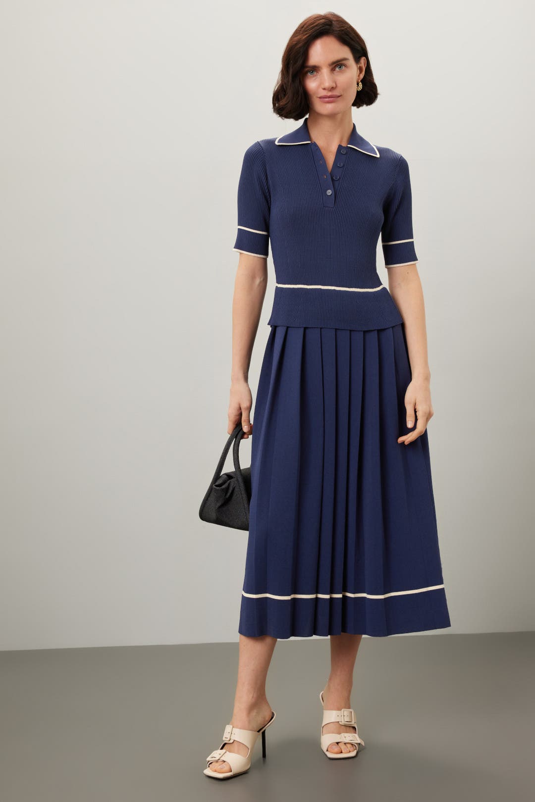 Blue Polo Midi Dress by Shoshanna | Rent the Runway