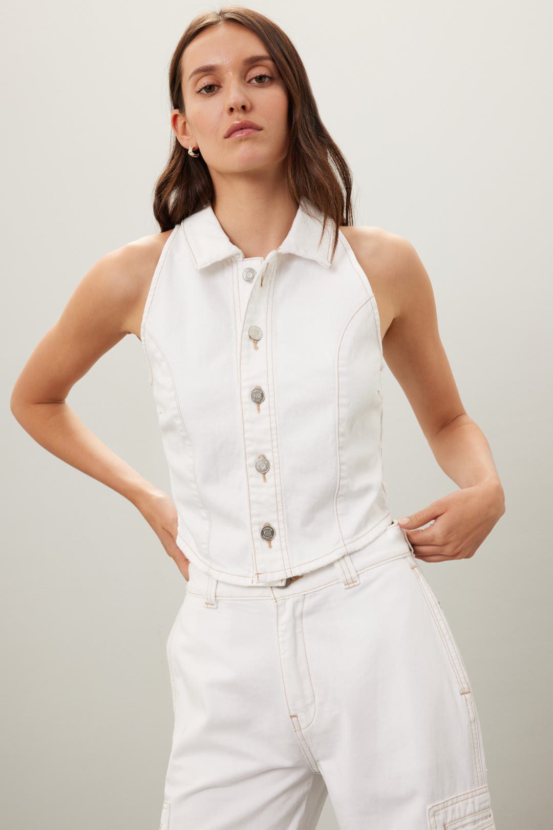 Halter Vest Jacket by Hudson | Rent the Runway