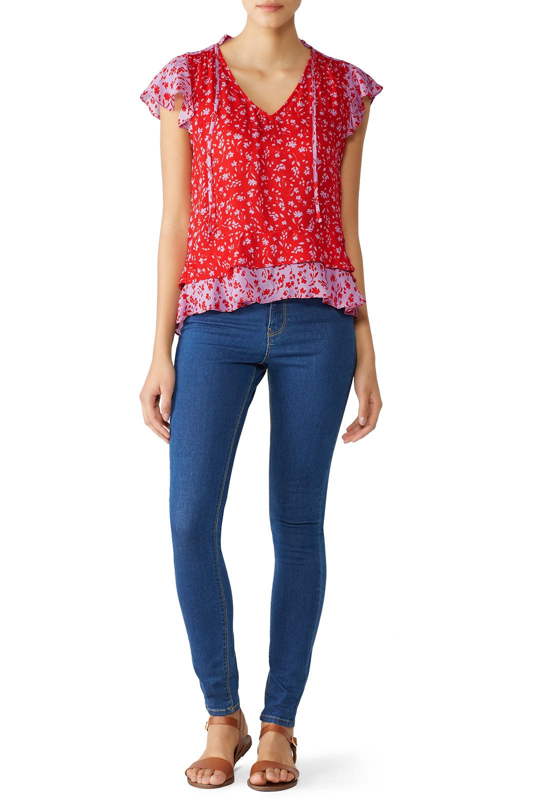 Primrose Combo Blouse by Parker | Rent the Runway