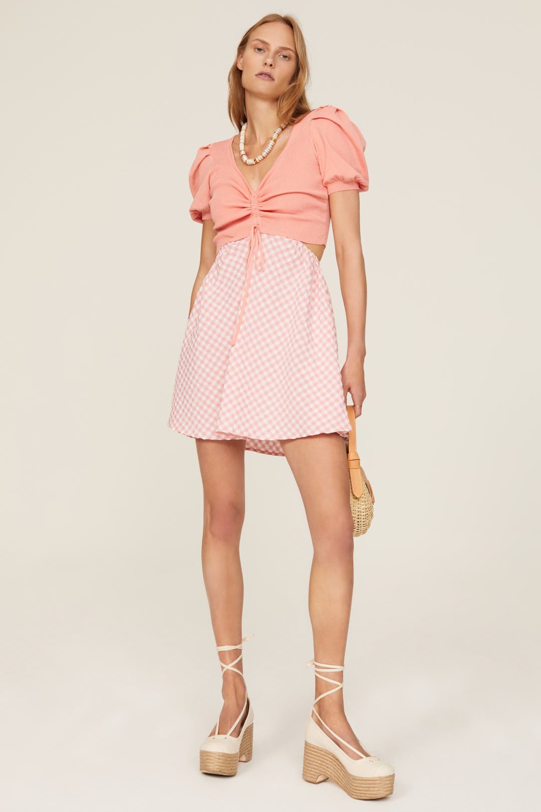 Pink Colorblock Dress by Louna | Rent the Runway