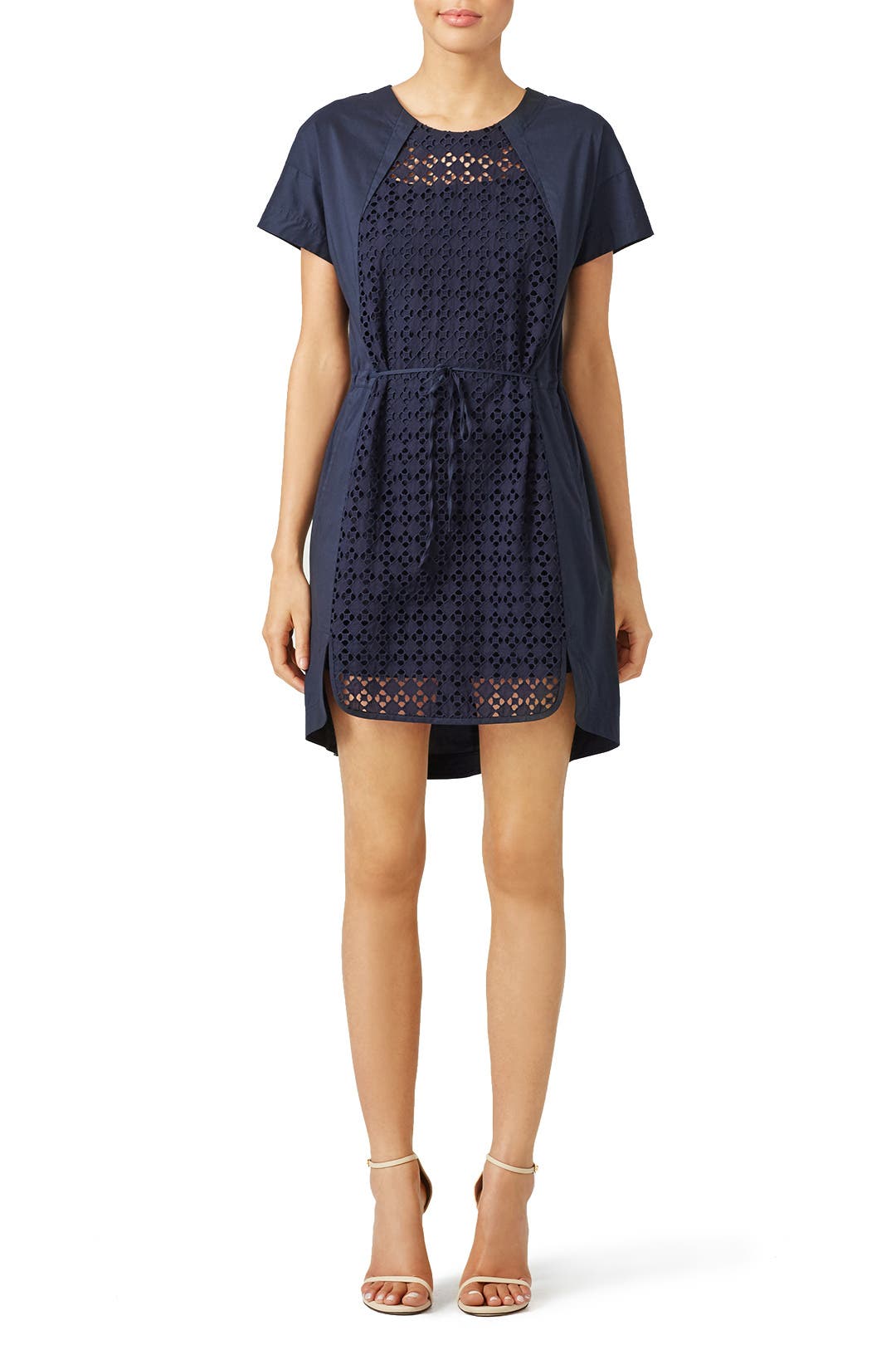 Navy Garden Fence Dress by O2nd | Rent the Runway
