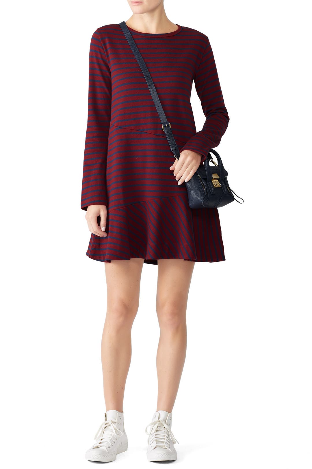 Directional Stripe Dress by KINLY | Rent the Runway