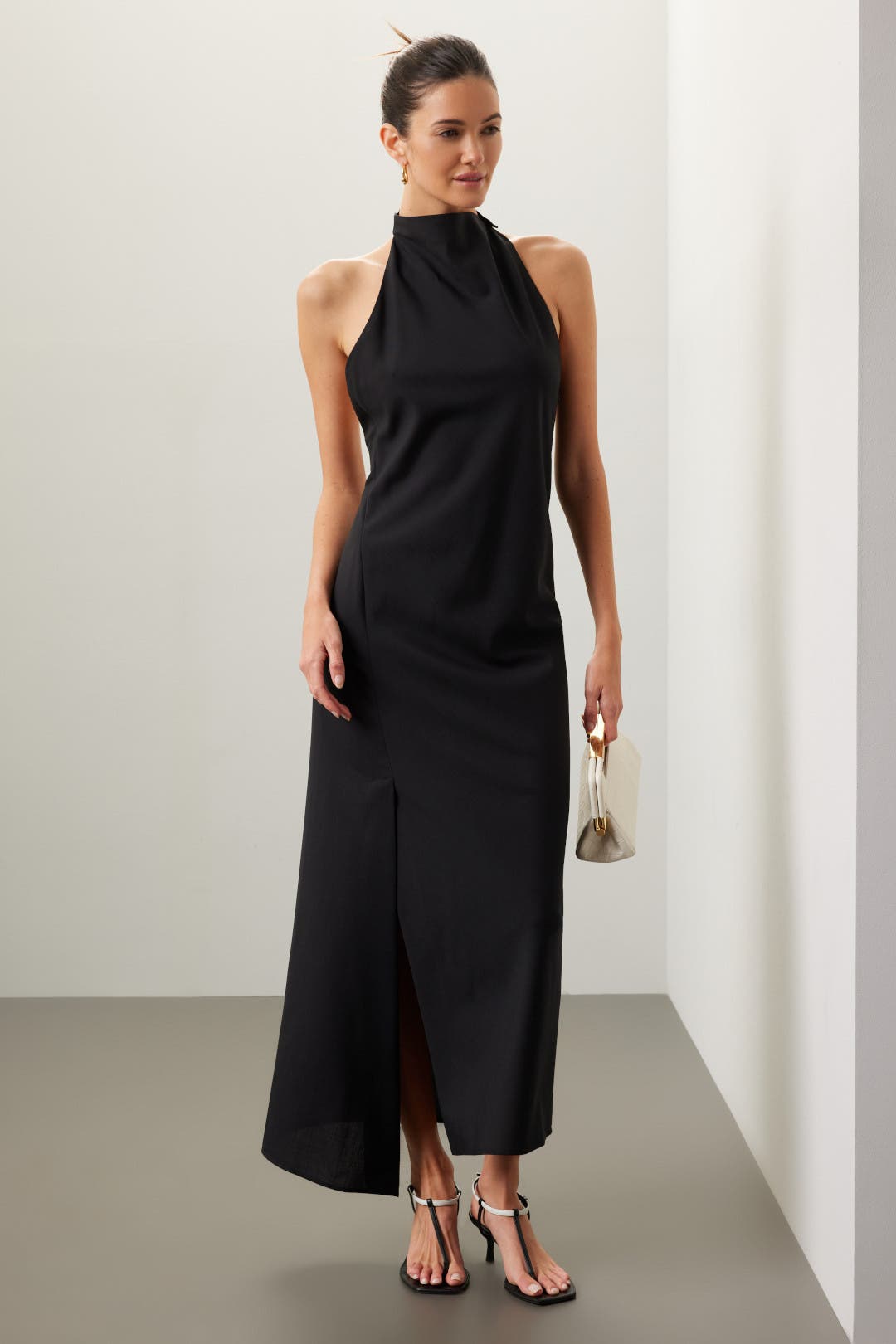 Halter Dress With Open Back by Róhe | Rent the Runway
