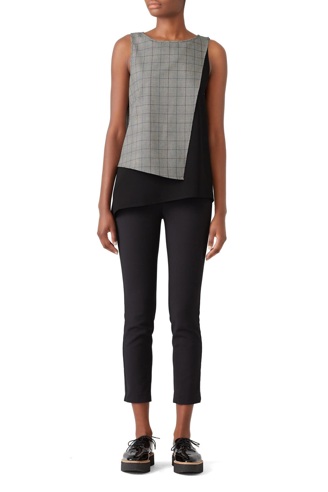 Asymmetric Overlay Top by Fifteen Twenty | Rent the Runway