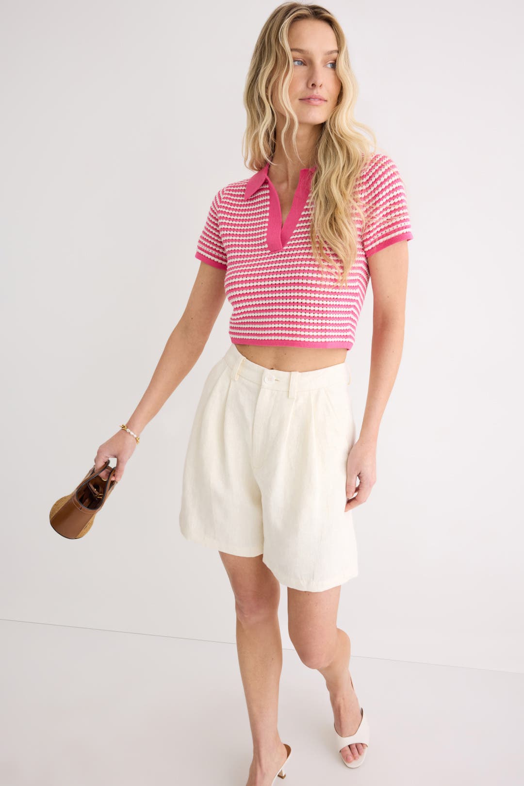 Collared Knit Top by Derek Lam 10 Crosby x RTR | Rent the Runway