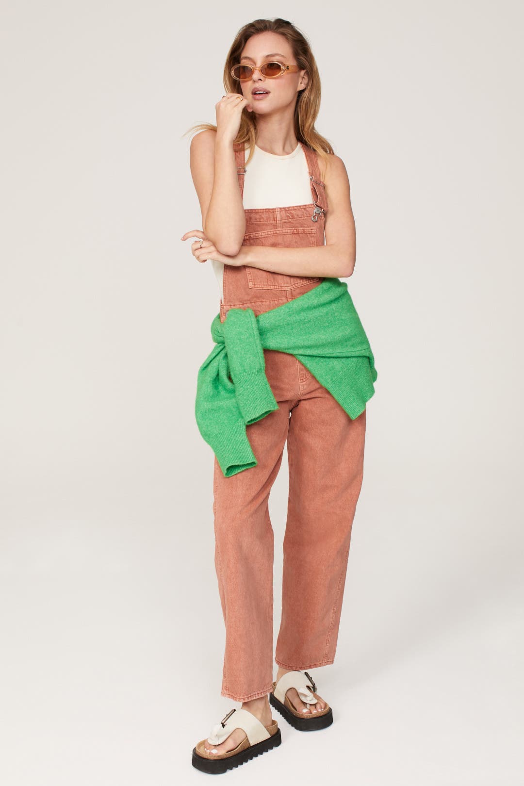 Orange Vintage Overalls by Levi's | Rent the Runway