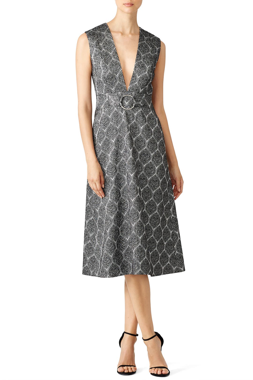 Silver Screen Metallic Dress by Suno | Rent the Runway