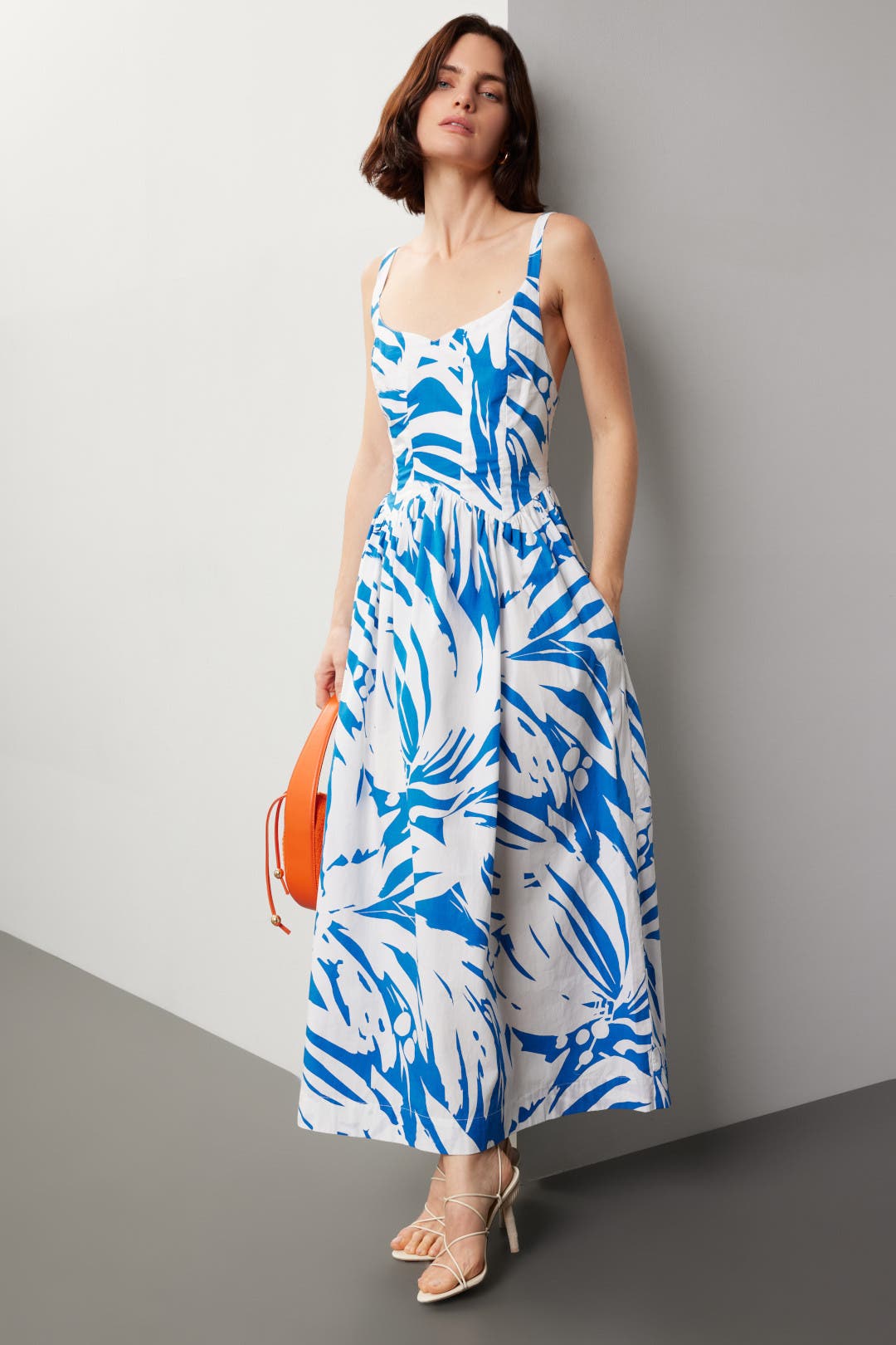 Wave Waist Dress by S/W/F | Rent the Runway