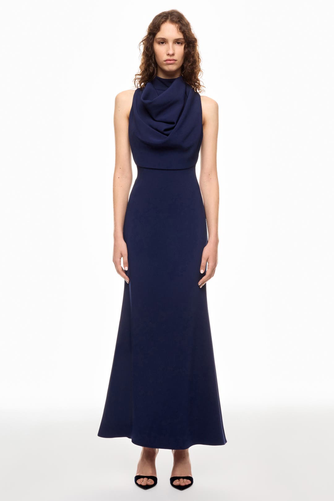 Drape Cowl Racer Gown by Badgley Mischka | Rent the Runway