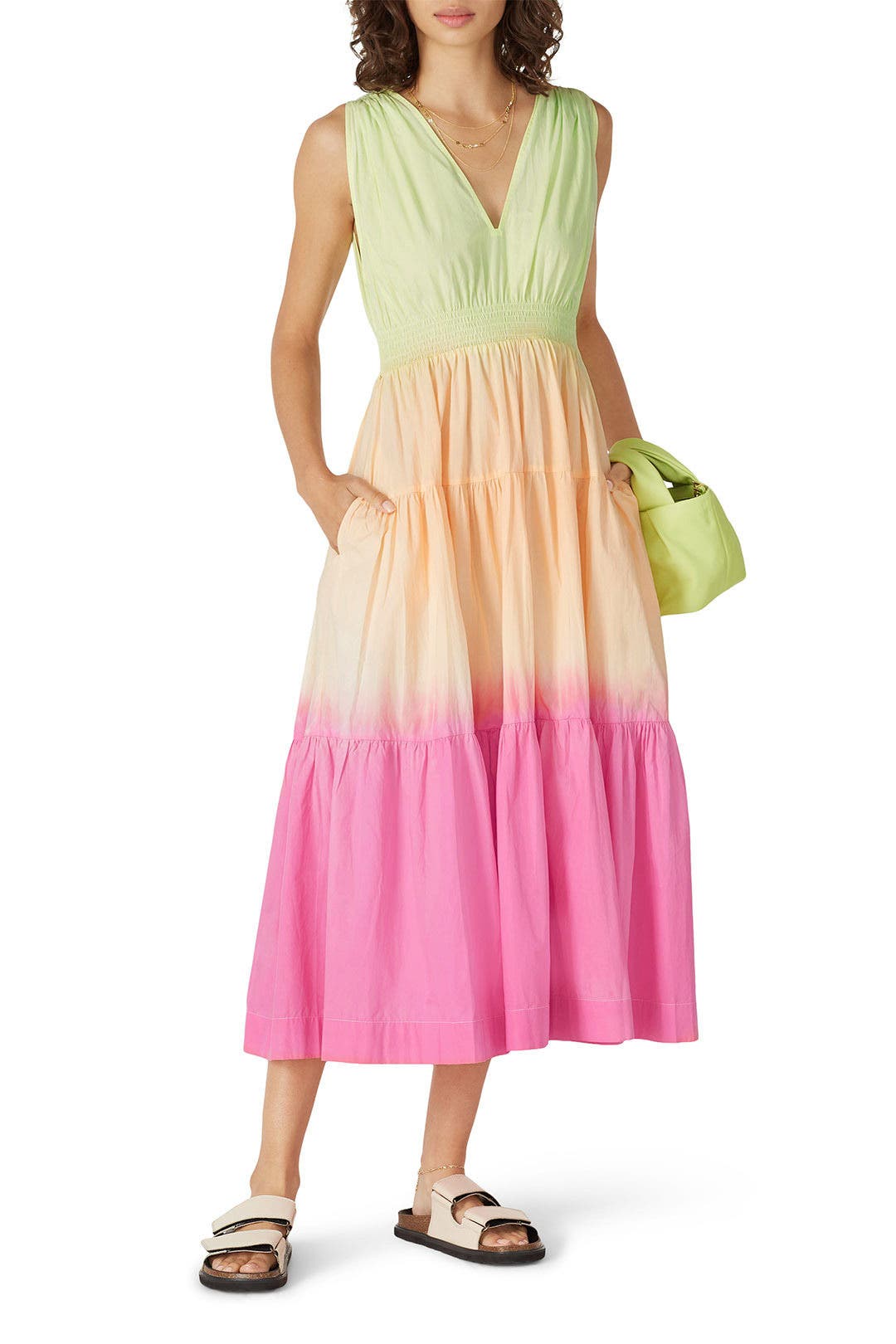 Sunset Tiered Maxi by S/W/F | Rent the Runway