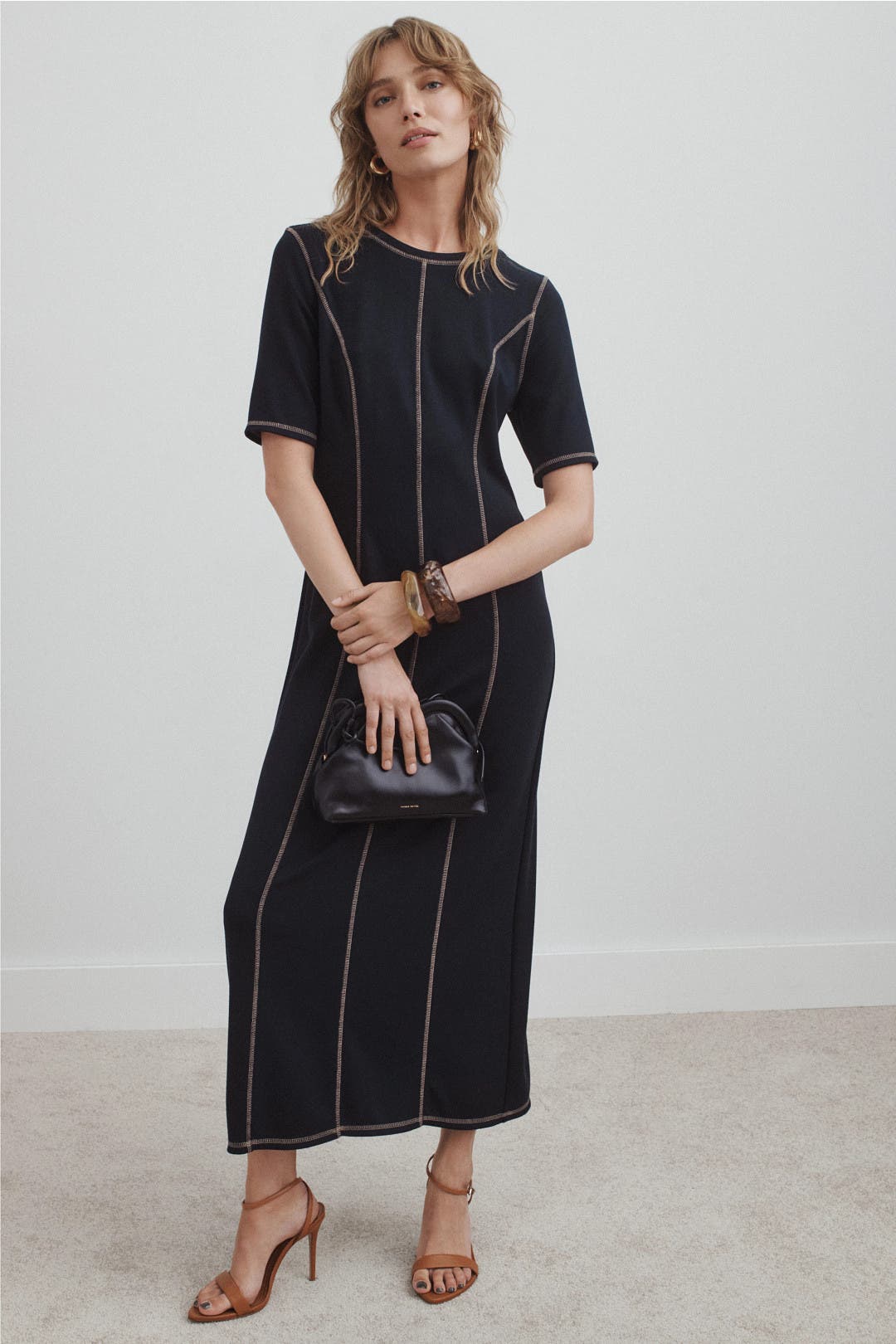 Colorfast Short Sleeve Dress by Donna Morgan | Rent the Runway