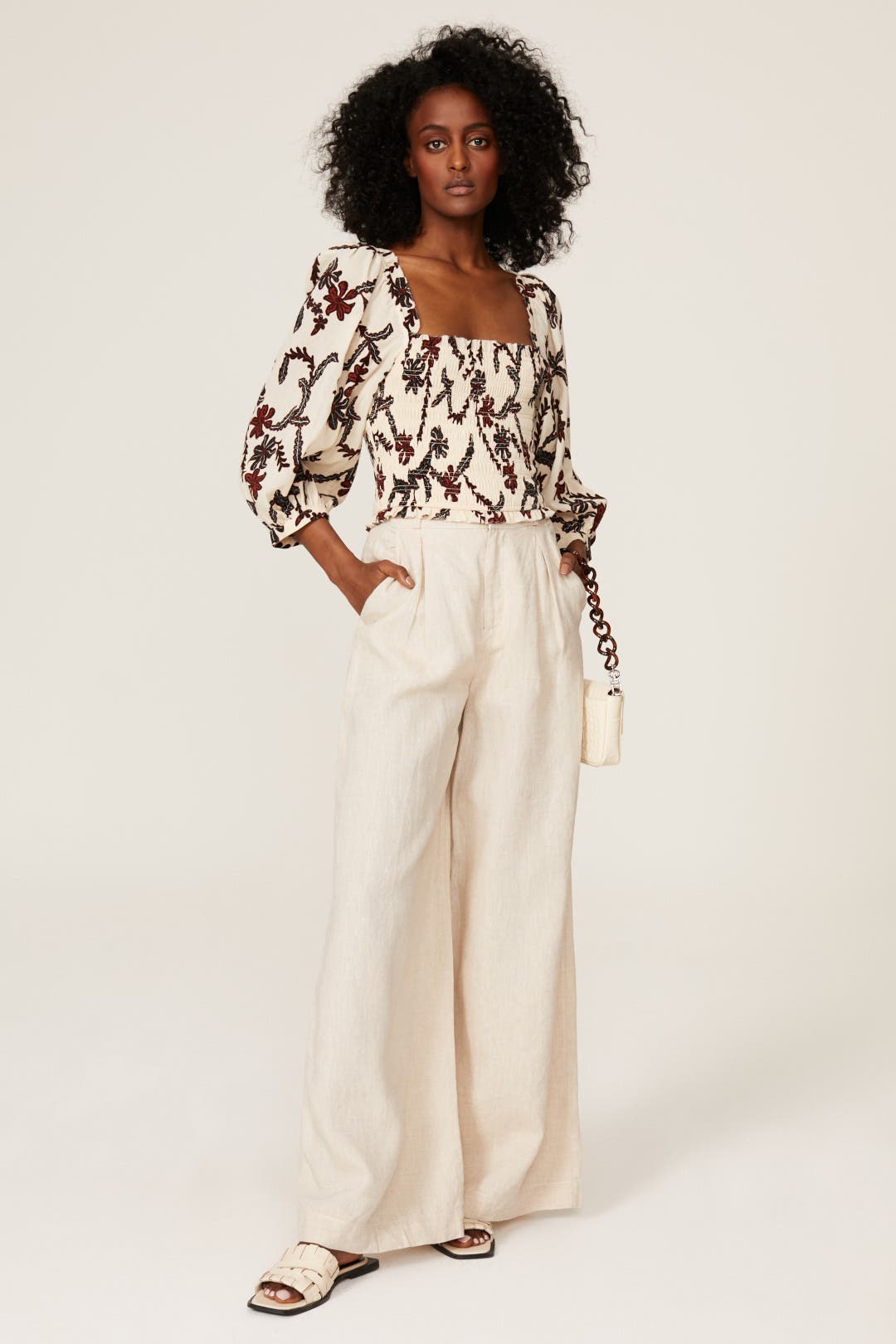Bension Printed Top by Joie | Rent the Runway