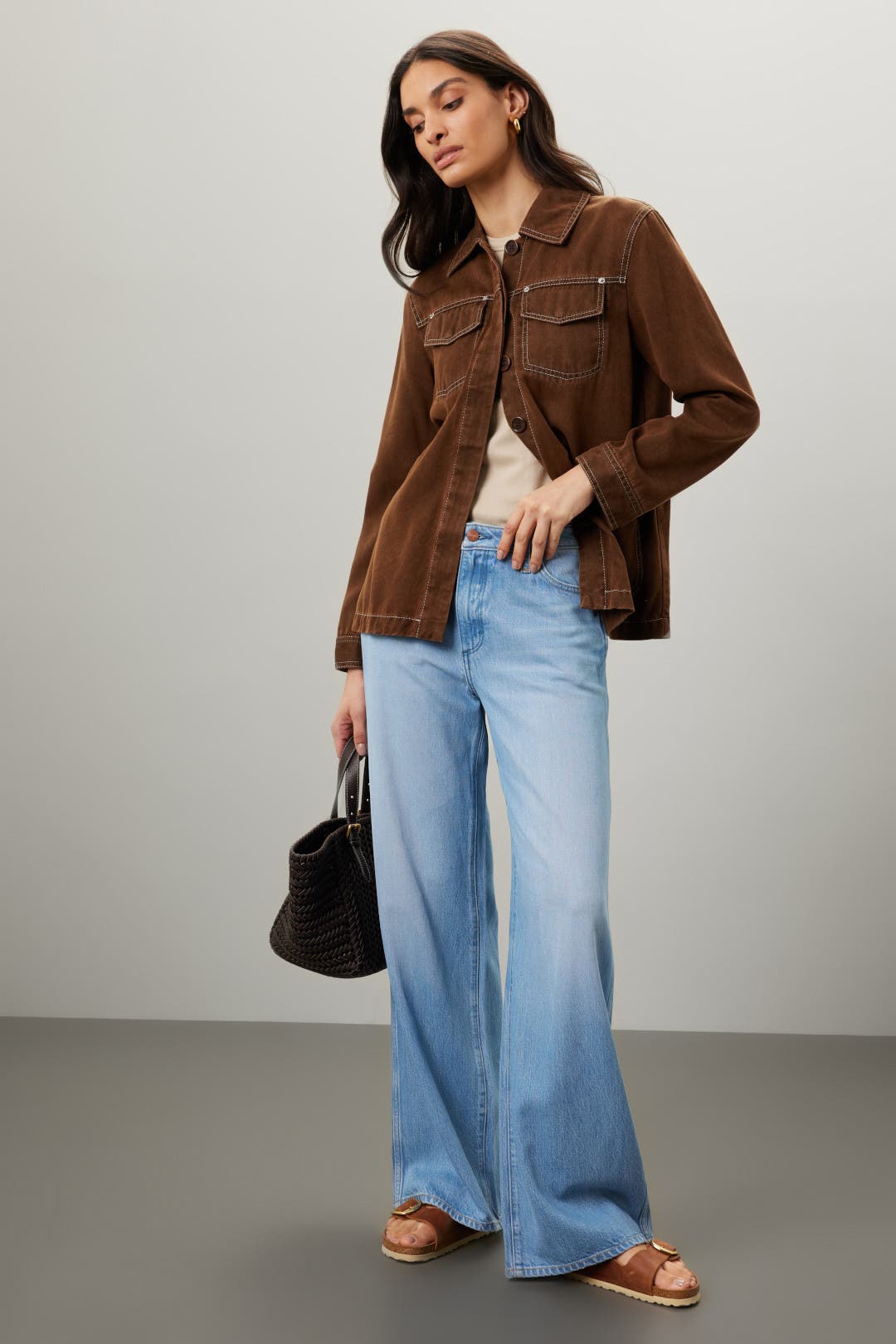 World Wide Blue Wide Leg Jeans by WRANGLER | Rent the Runway