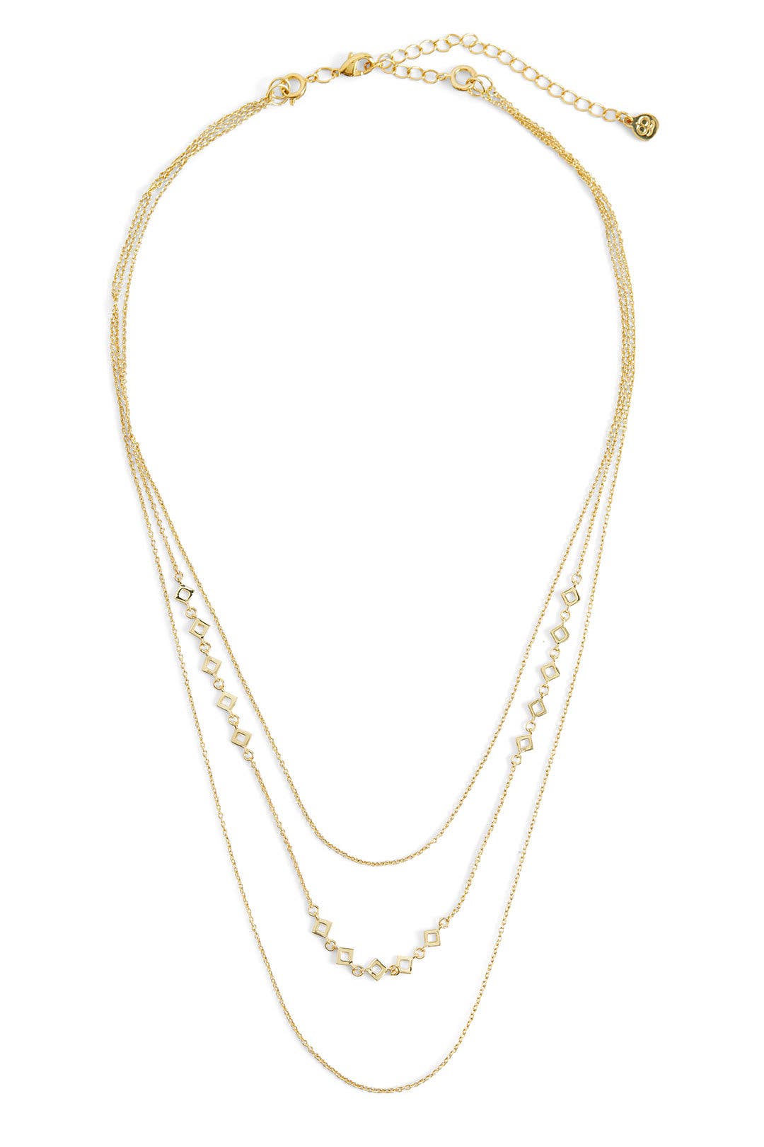 Cutout Diamond 3 Layer Set by Gorjana Accessories | Rent the Runway