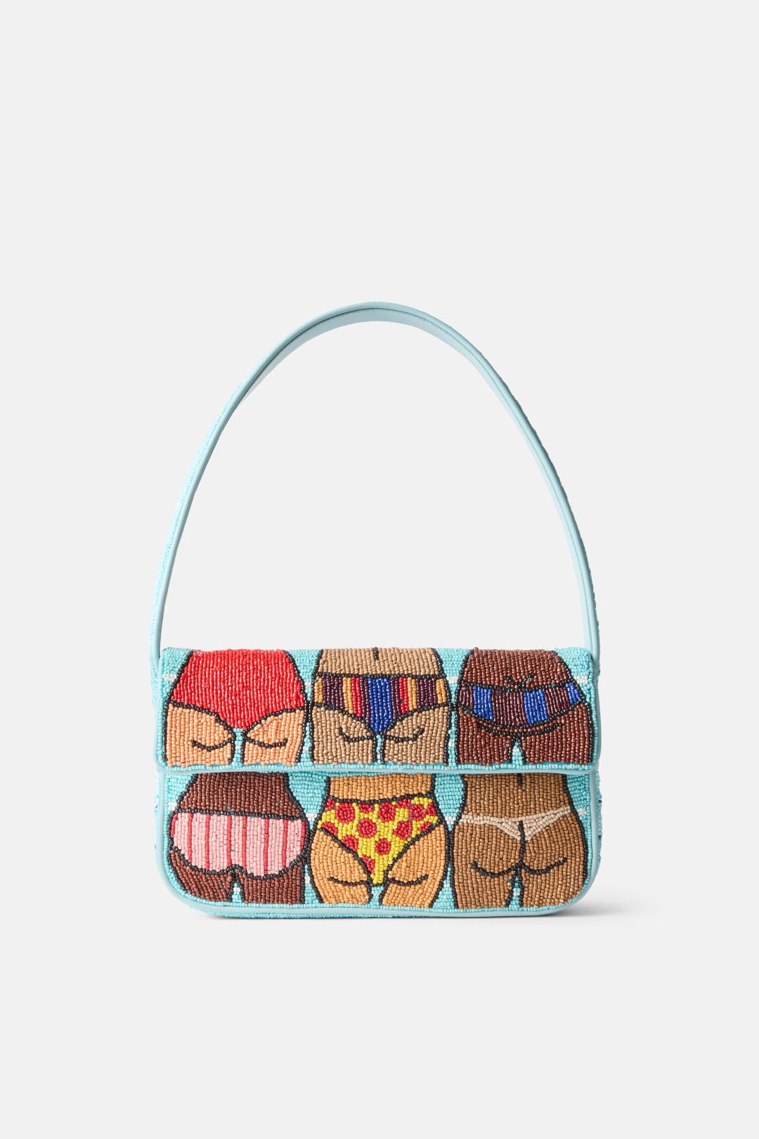 Beach Bum Tommy Beaded Bag by Staud Accessories | Rent the Runway