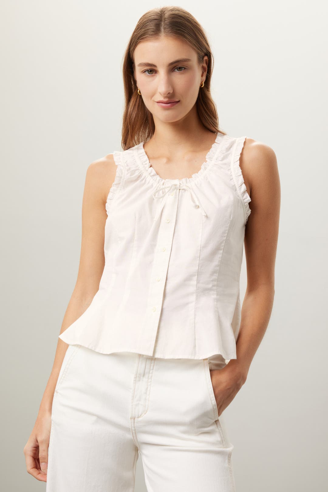 Abbey Top by The Great. | Rent the Runway