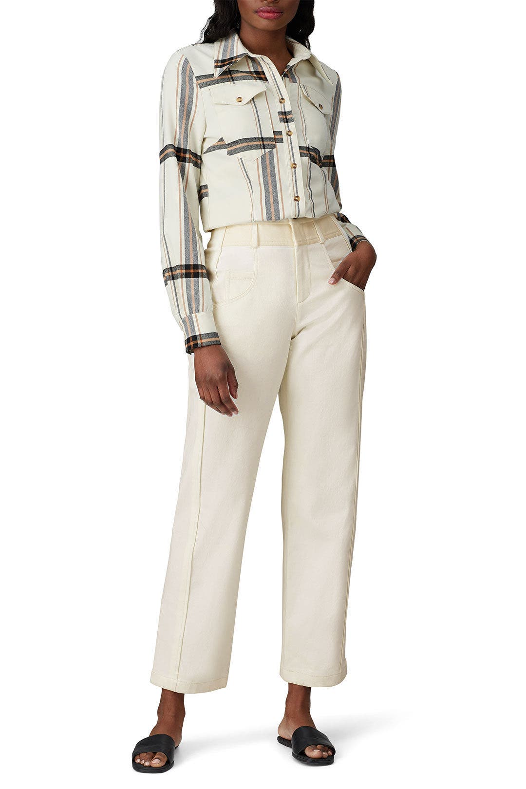 Side Panel Jeans by Colovos | Rent the Runway