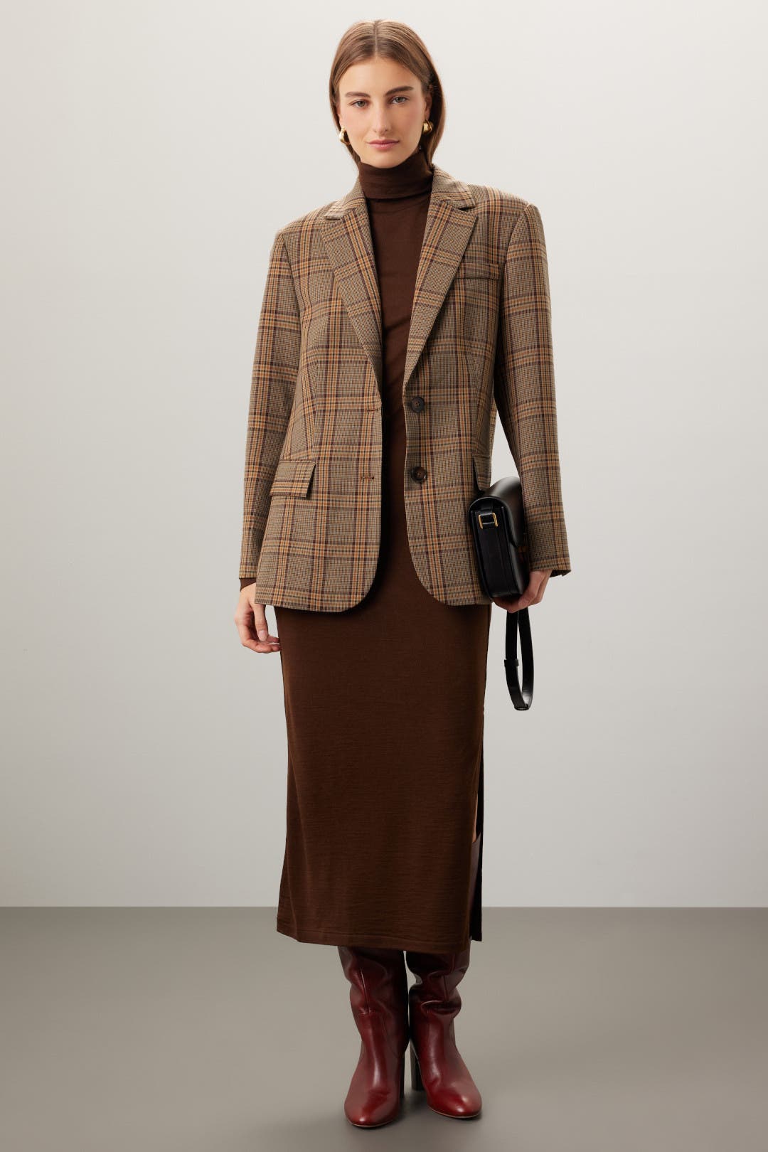 Oversized Check Blazer by English Factory | Rent the Runway