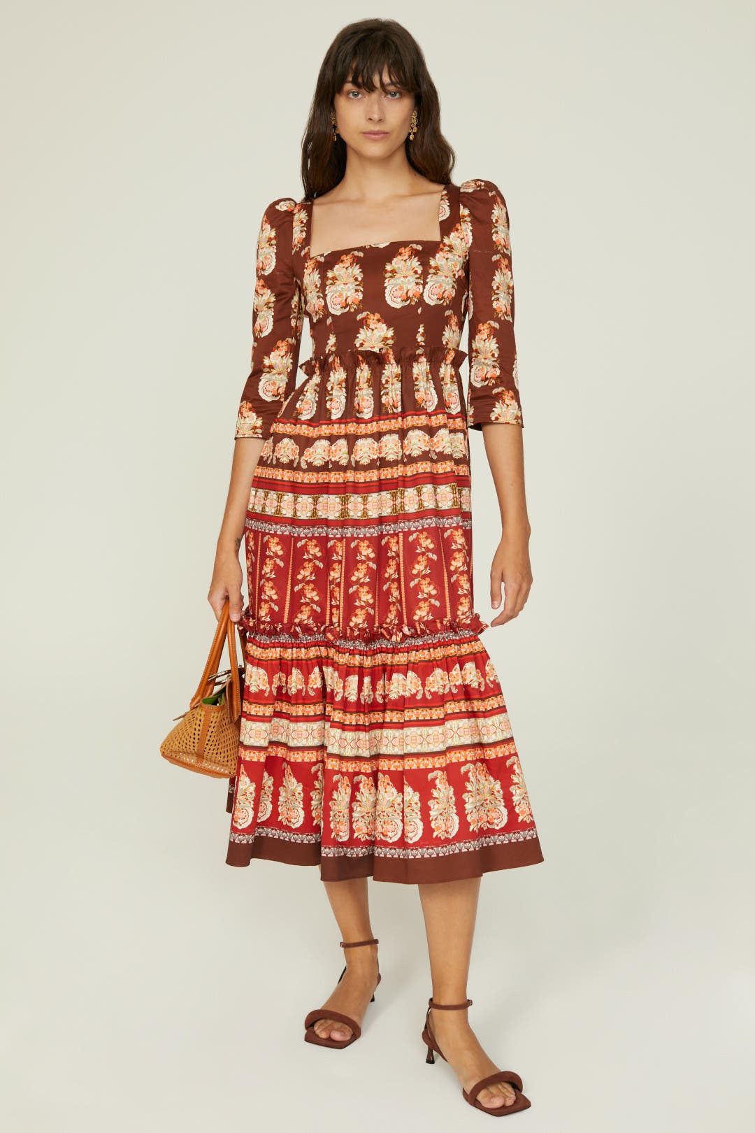 Printed Blue Hill Dress by Cara Cara New York | Rent the Runway