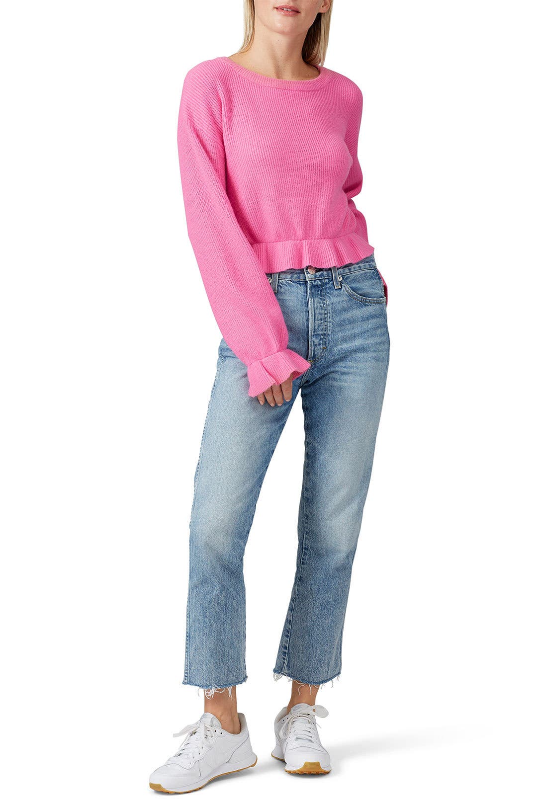 Knit Nora Crop Sweater by MINKPINK | Rent the Runway