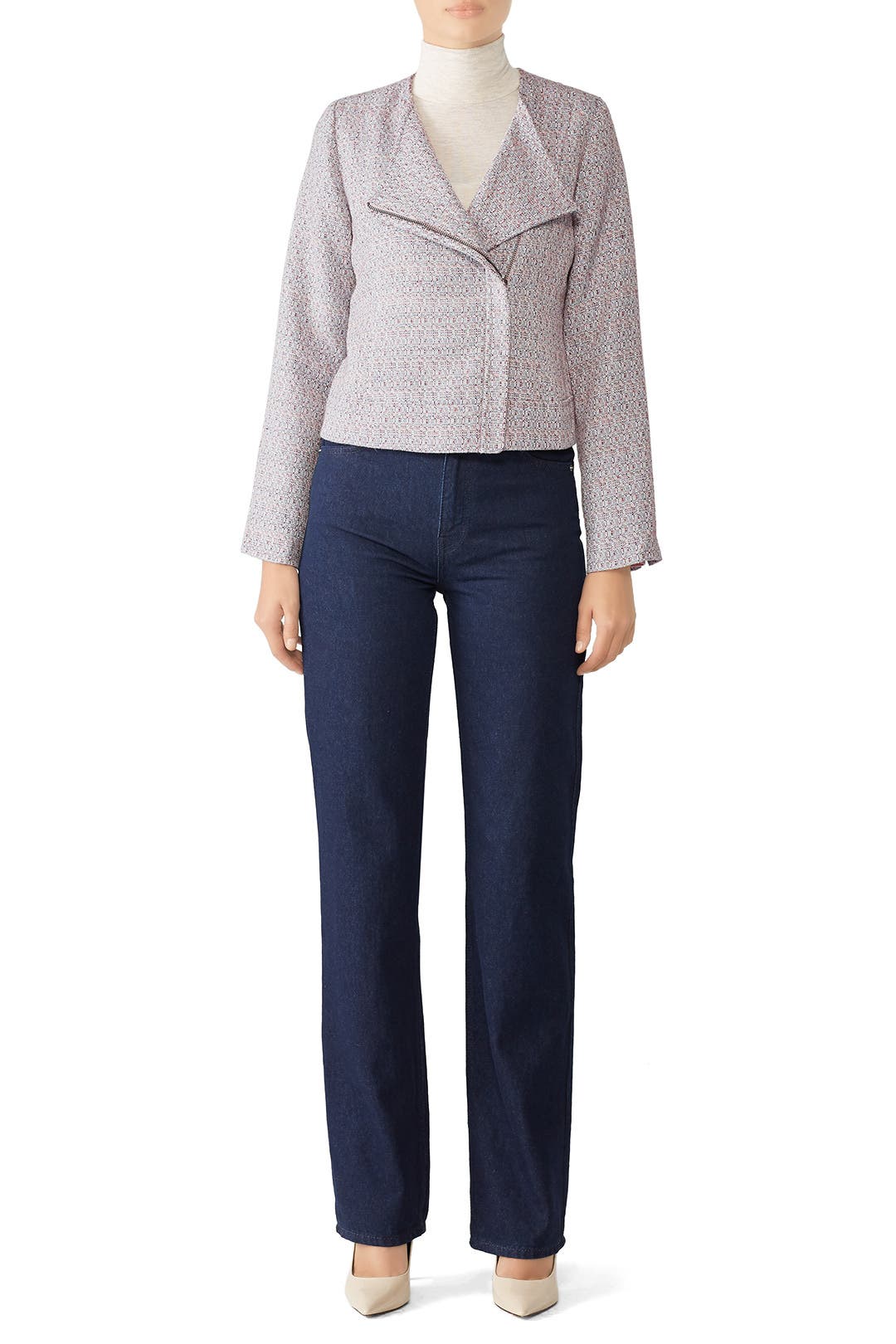 Textured Tweed Jacket by Greylin | Rent the Runway