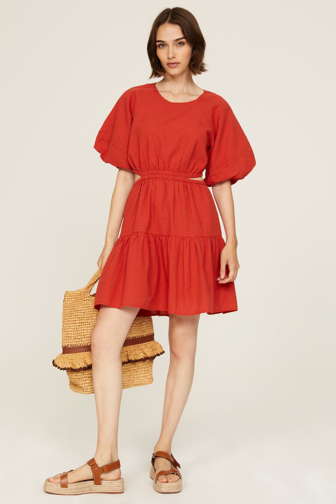 Rust Mini Dress by Madewell | Rent the Runway