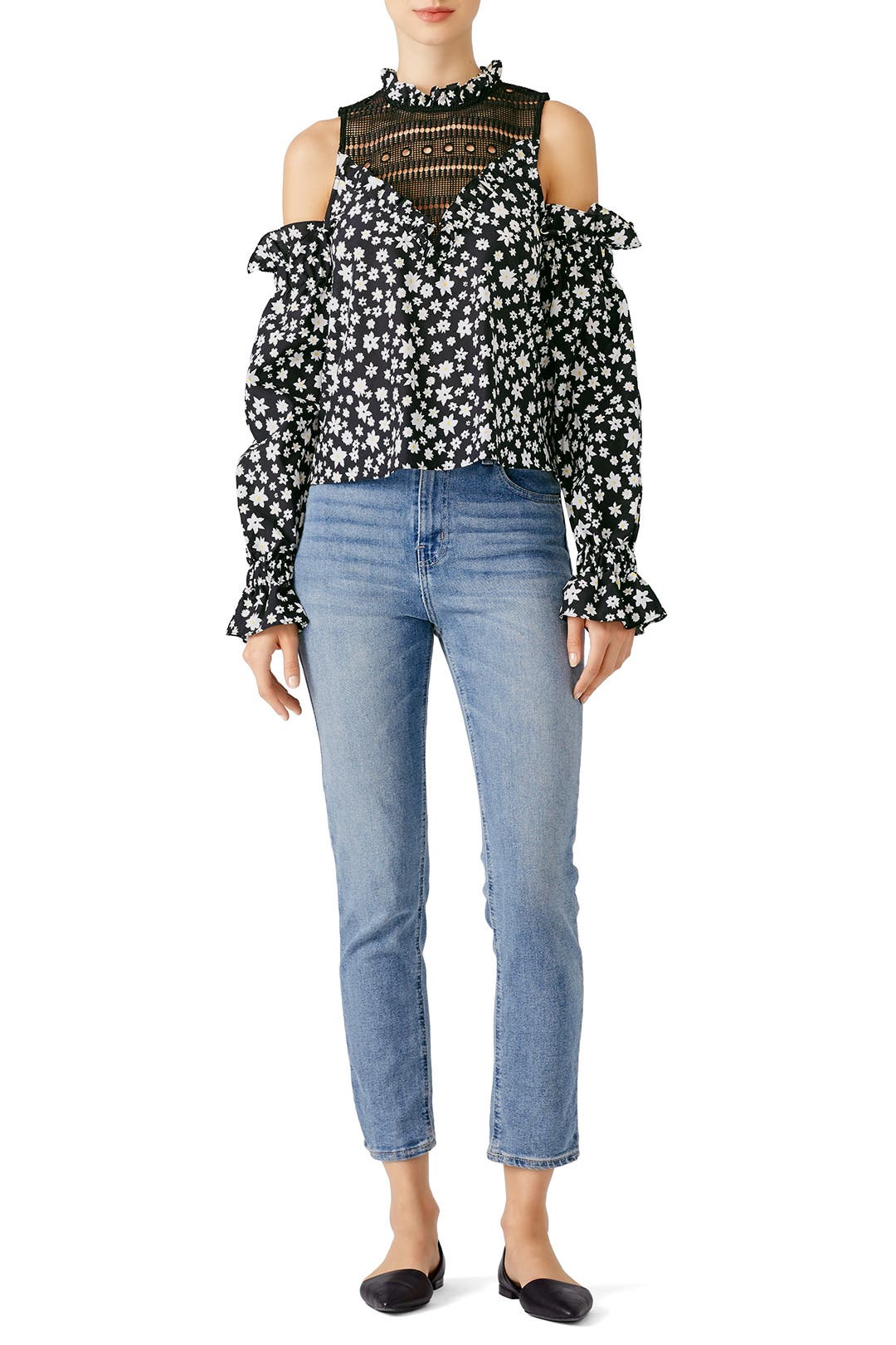 Printed Daisy Top by Nicholas | Rent the Runway