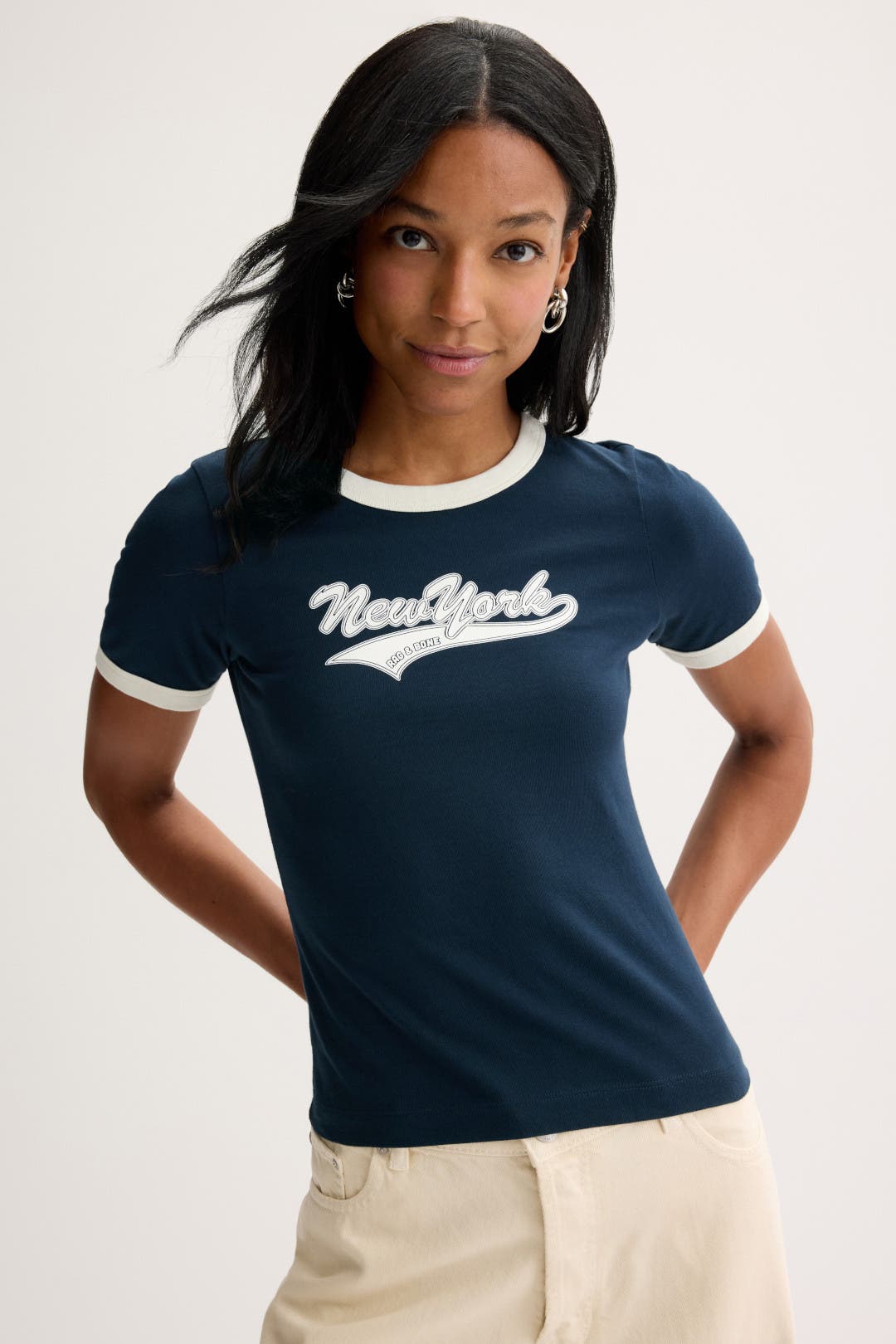 Mica New York Ringer Tee by rag & bone | Rent the Runway