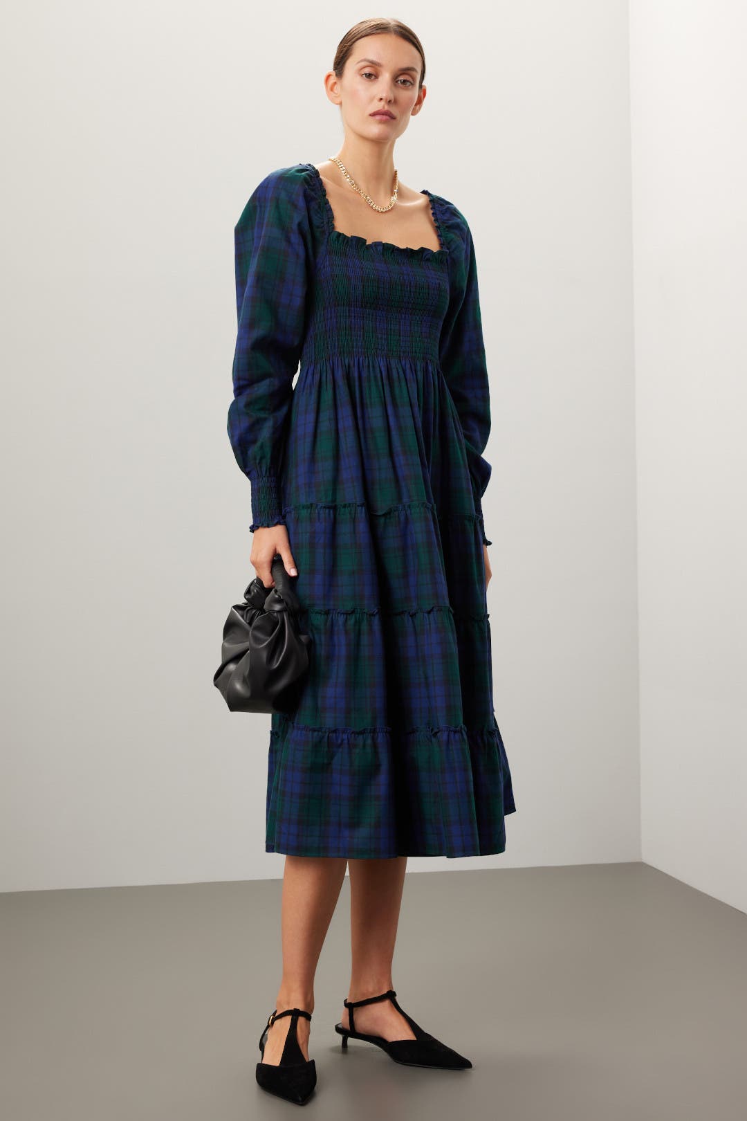 Tartan Naomi Nap Dress by Hill House Home | Rent the Runway