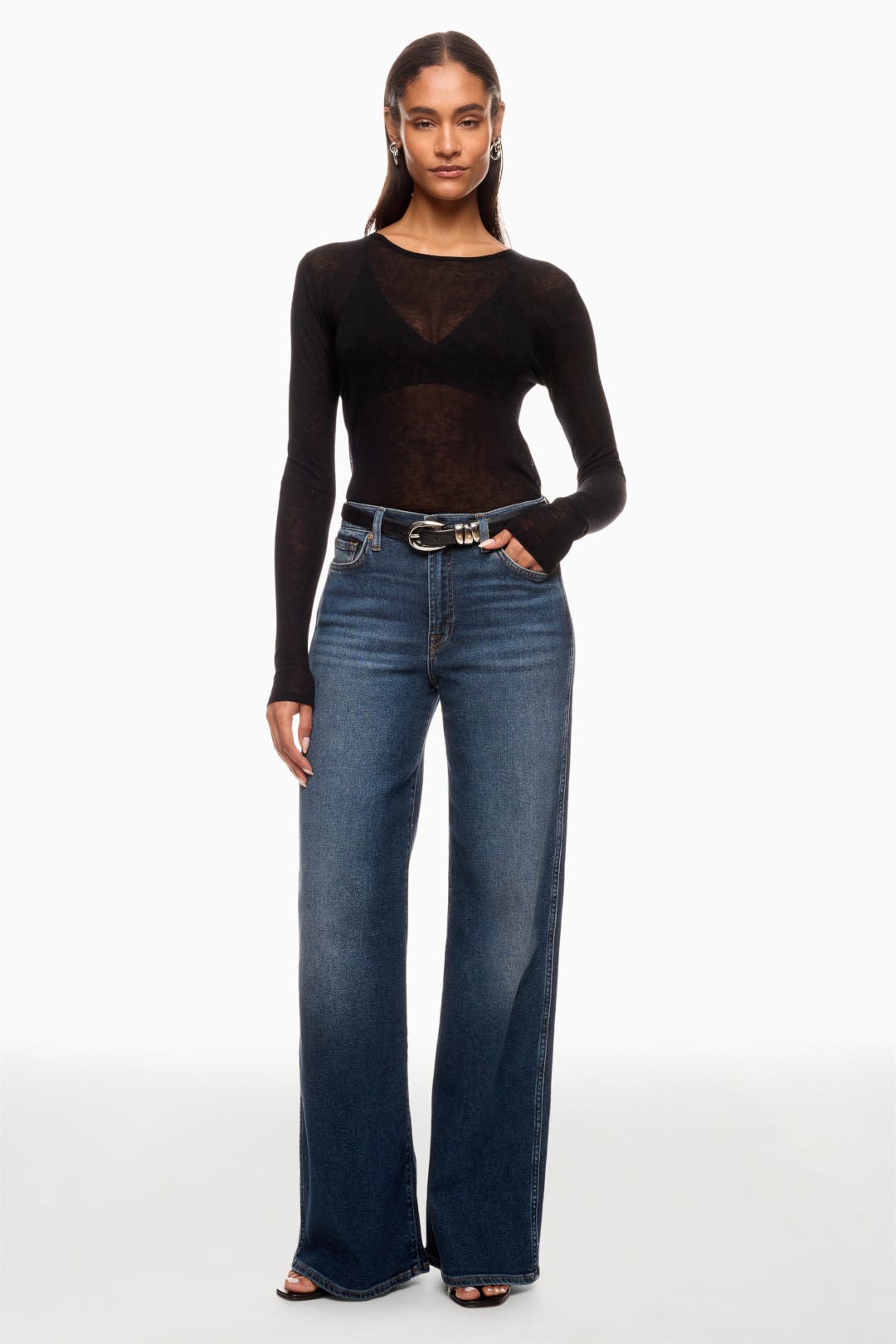 Luxe Vintage Lotta Jeans by 7 For All Mankind | Rent the Runway