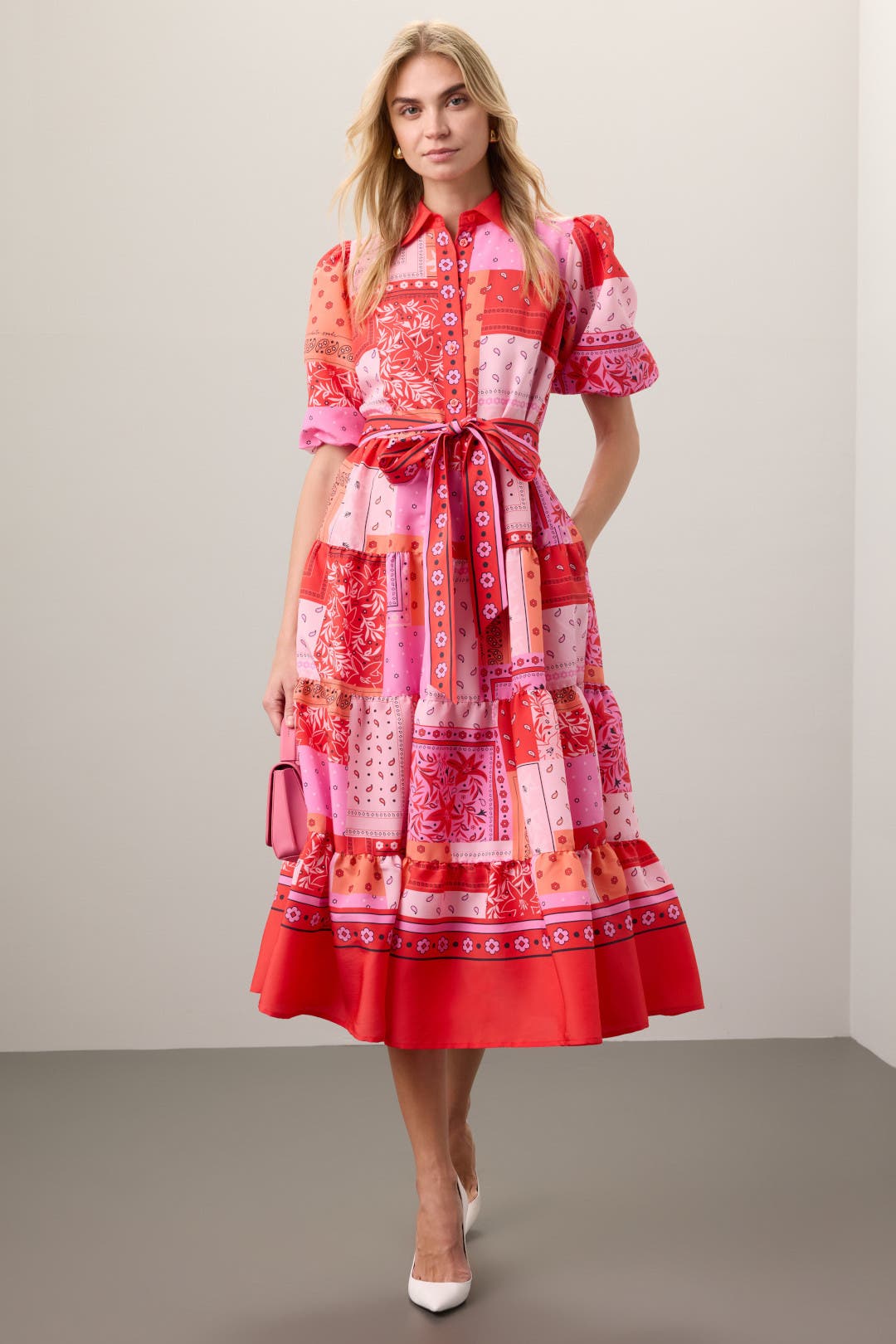 Bandana Patchwork Shirtdress by kate spade new york | Rent the Runway