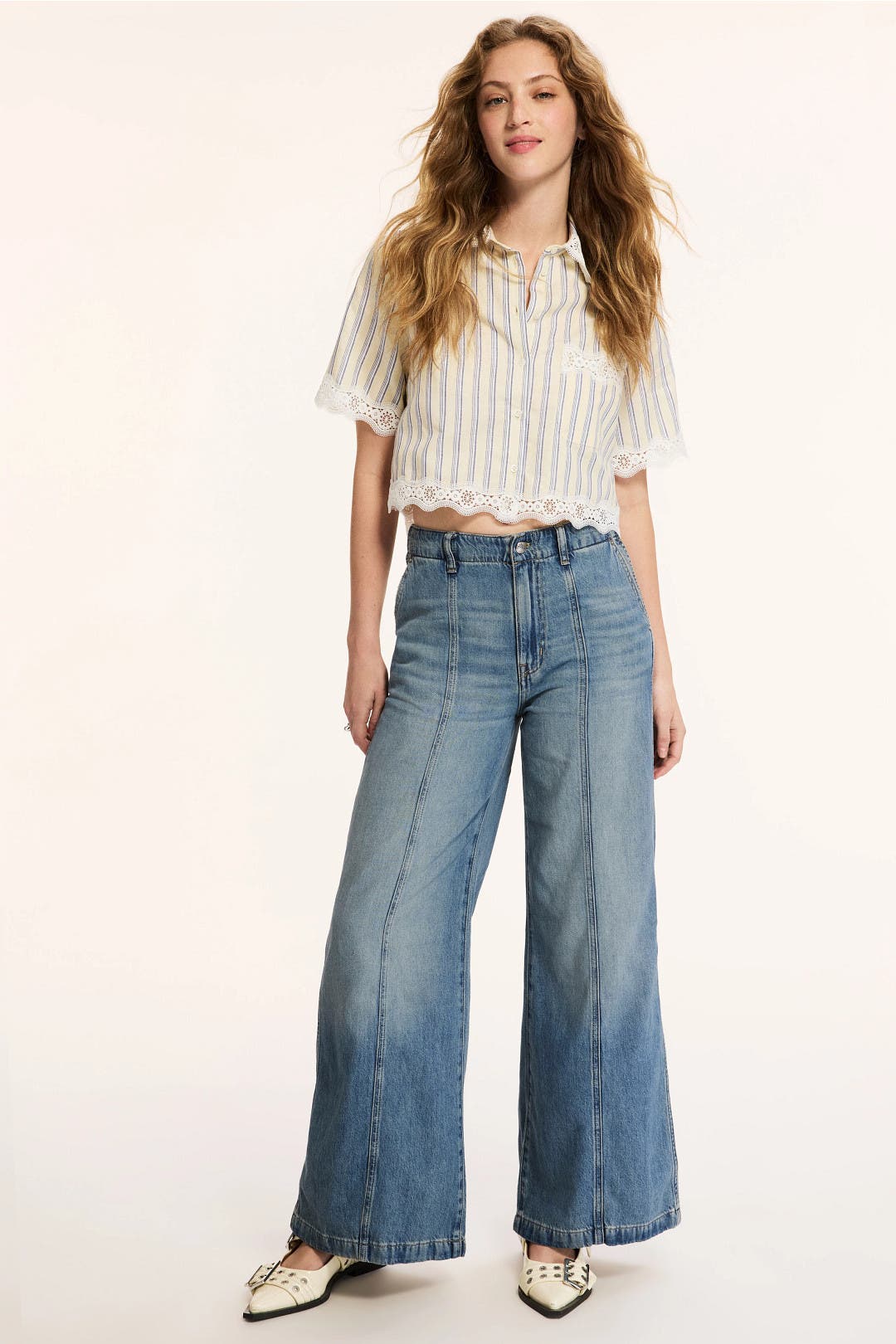 Wide Sweep Trouser by Madewell | Rent the Runway
