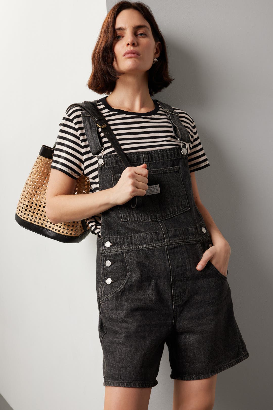 Vintage Black Denim Shortall by Levi's | Rent the Runway