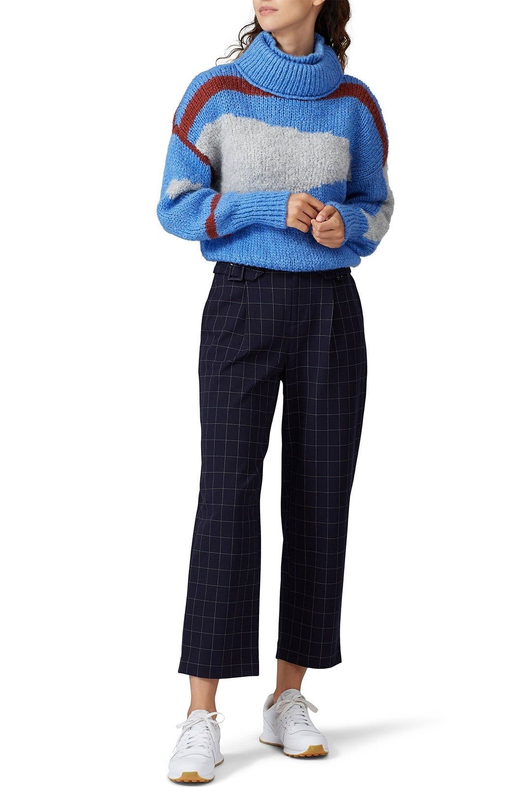 Multi Abstract Turtleneck by sita murt | Rent the Runway