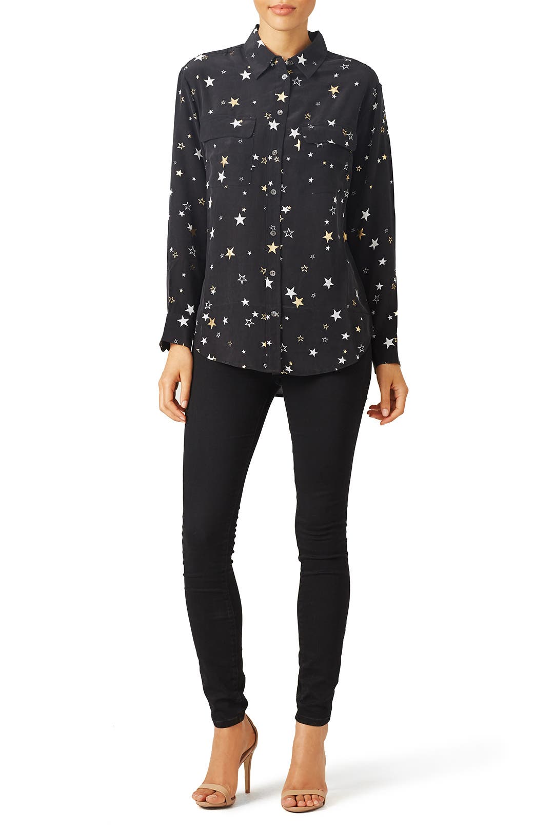 Star Signature Button Down by Equipment | Rent the Runway